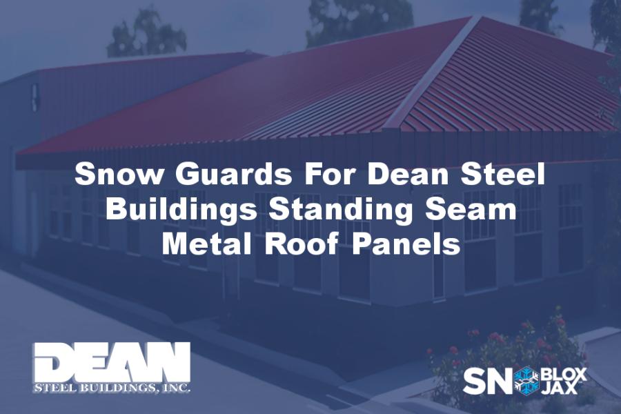 Snow Guards For Dean Steel Buildings Standing Seam Metal Roof Panels ...