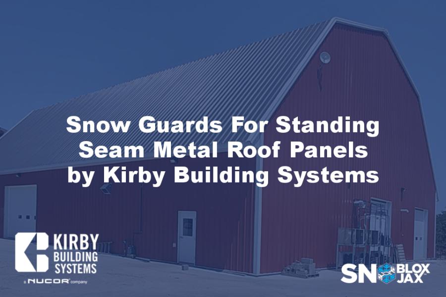 Snow Guards For Standing Seam Metal Roof Panels by Kirby Building ...