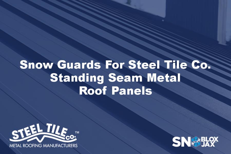 Snow Guards For Steel Tile Co. Standing Seam Metal Roof Panels ...