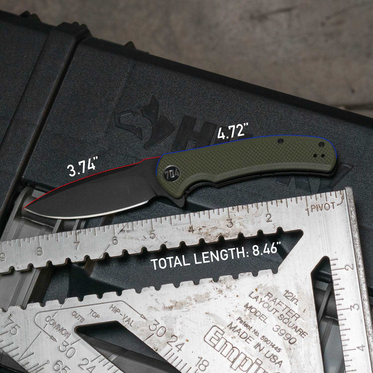 Urban Ranger 3.74" D2 Drop Point Blade EDC Pocket Knife