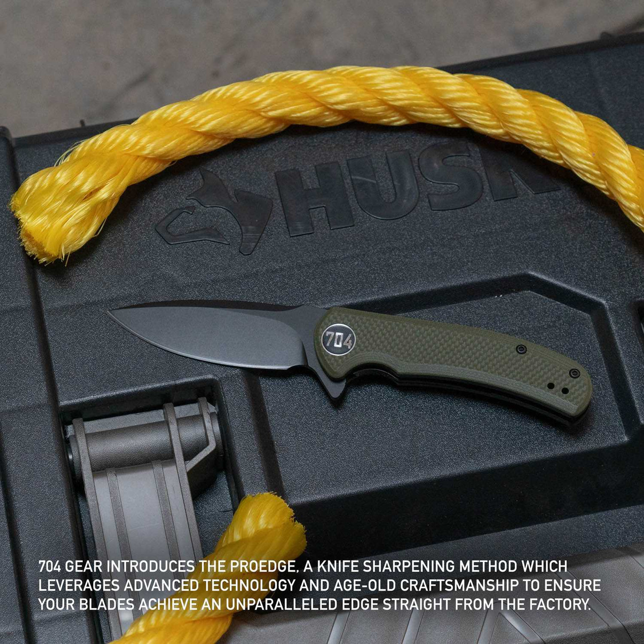 Urban Ranger Lite 2.91" Damascus Steel Drop Point Blade EDC Pocket Knife
