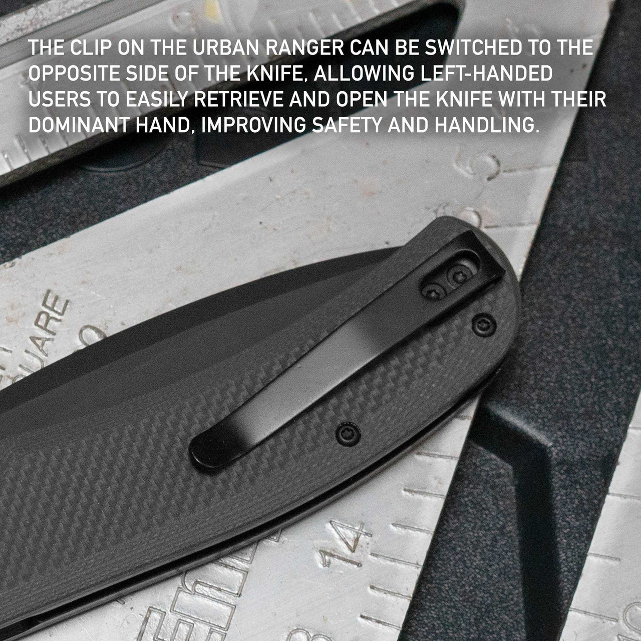 Urban Ranger 3.74" D2 Drop Point Blade EDC Pocket Knife