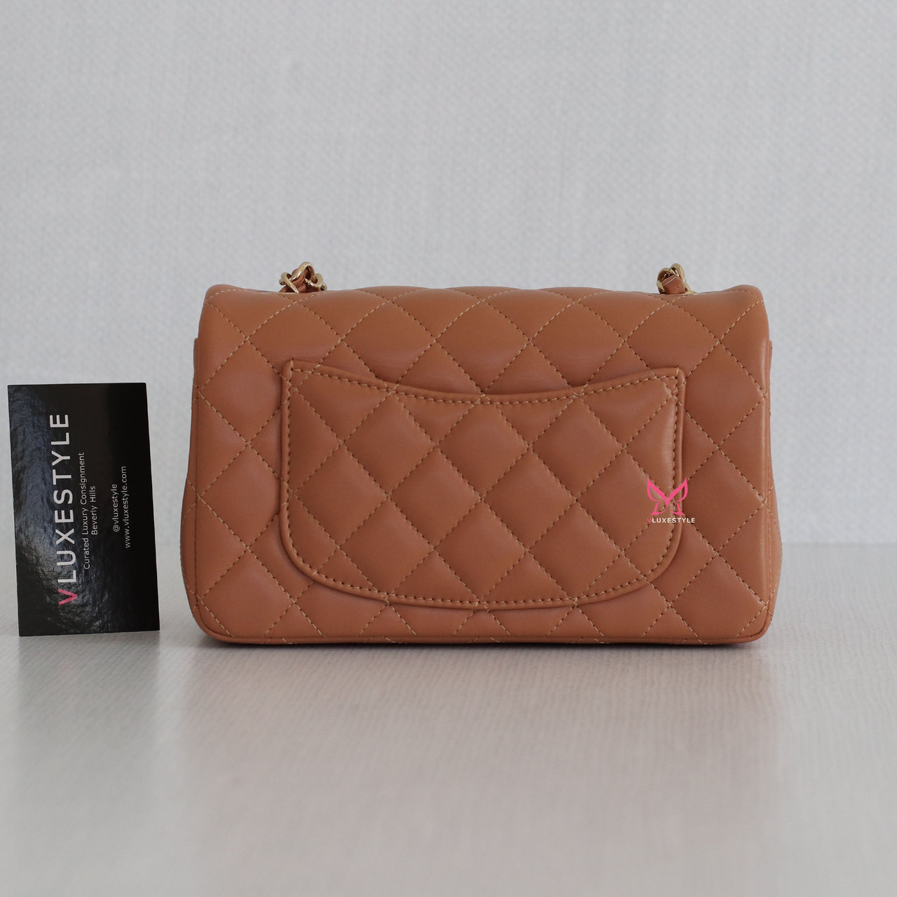 Partial payment: Chanel Classic Mini Rectangular 21P Caramel/Medium ...