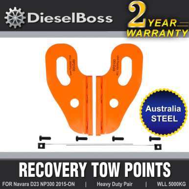 Recovery tow points for Nissan Navara D23 NP300 2015 - Onwards - Diesel ...