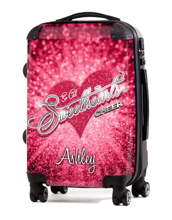 Custom Luggage | Sweetheart Cheer 20" Luggage
