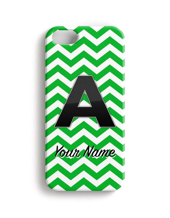 Green Chevron - Phone Snap on Case - Cheer Luggage