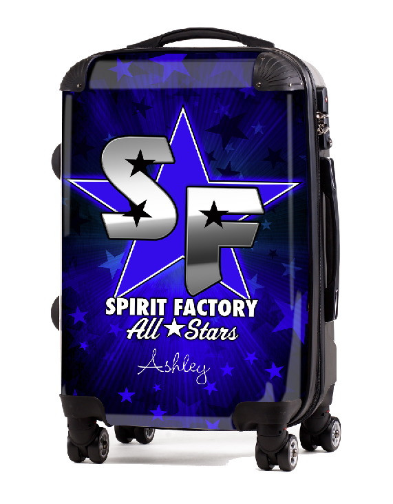 Spirit Factory All Stars Cheer Luggage | 20" Carry-On