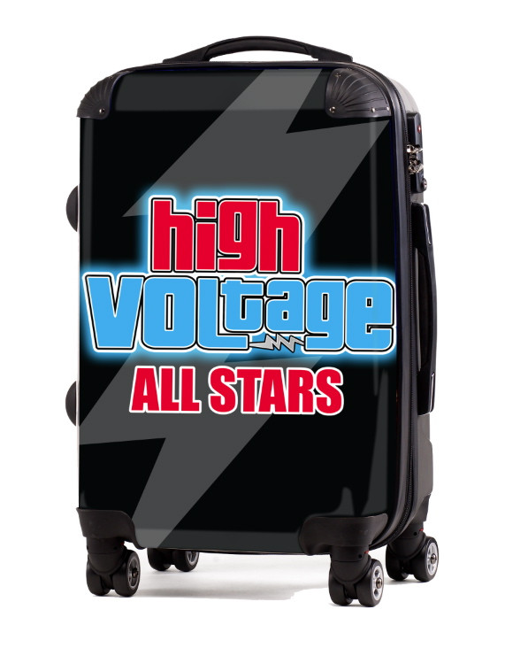 High Voltage All Stars Cheer Luggage | 20" Carry-On