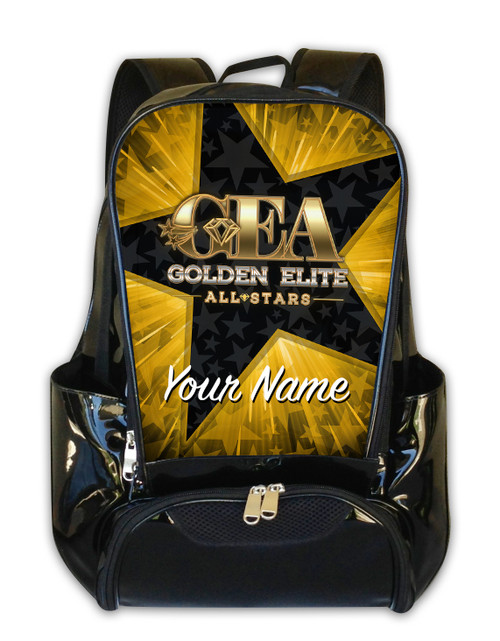 Customized and Personalized GEA- Golden Elite All Star Backpack