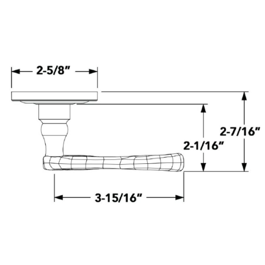 Baldwin 5108 Privacy Levers