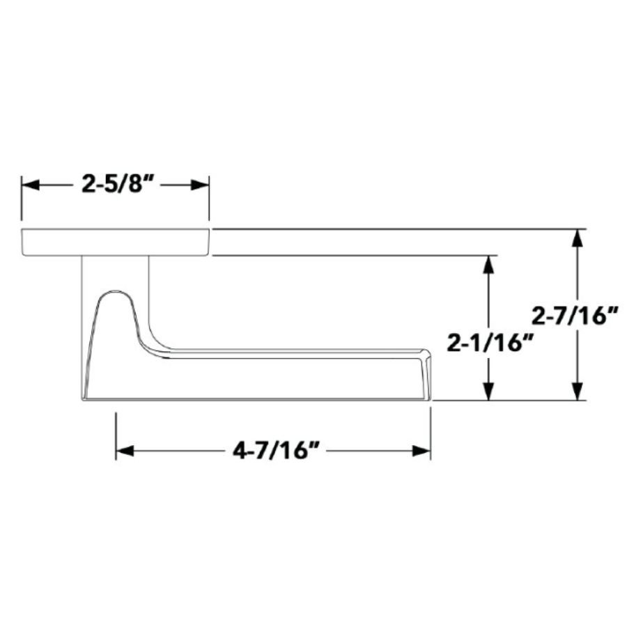 Baldwin 5162 Estate Lever Only