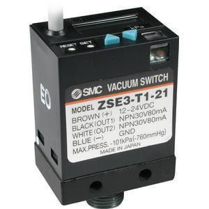 SMC Digital Pressure Switch,Vacuum,LCD Readout