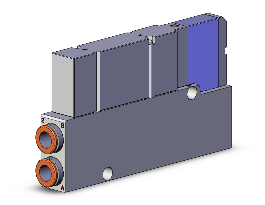 SMC SV2100-5FUD-TS-C8 2 Position Single Solenoid