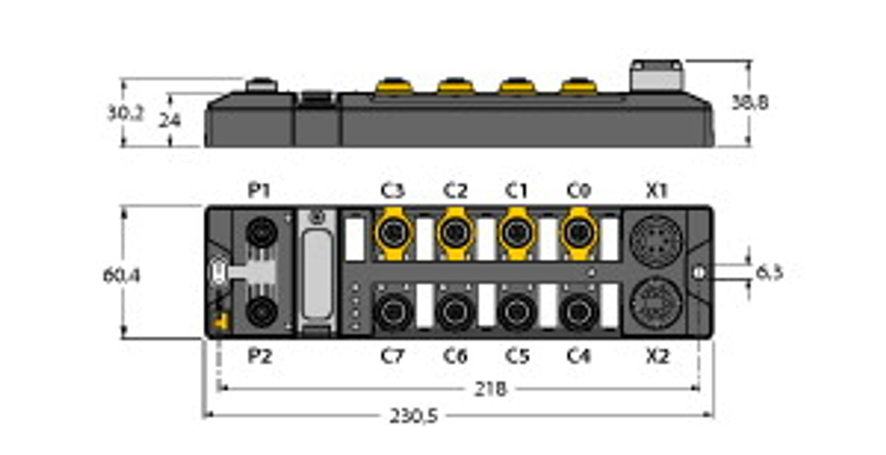 Turck TBPN-L1-FDIO1-2IOL Block-IO
