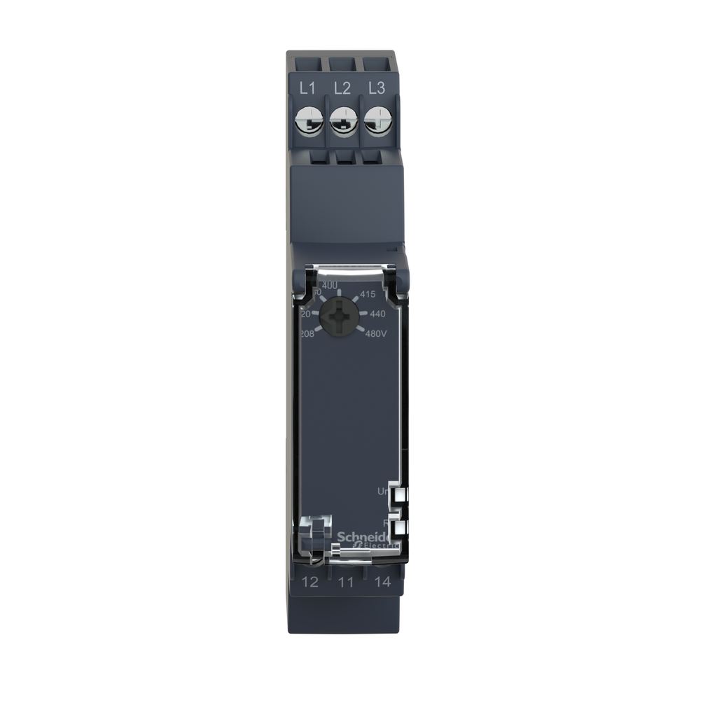 Schneider Electric RM17TT00 Ph Rotation:Failure 208-480Vac 1C/O Uv