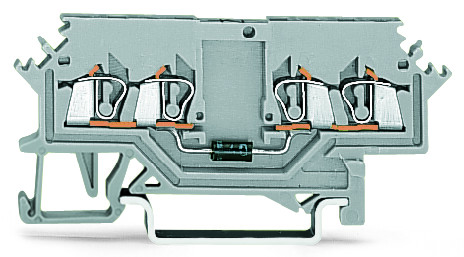 WAGO 279-623/281-411 Component terminal block; 4-conductor; with diode 1N4007; anode, right side ...