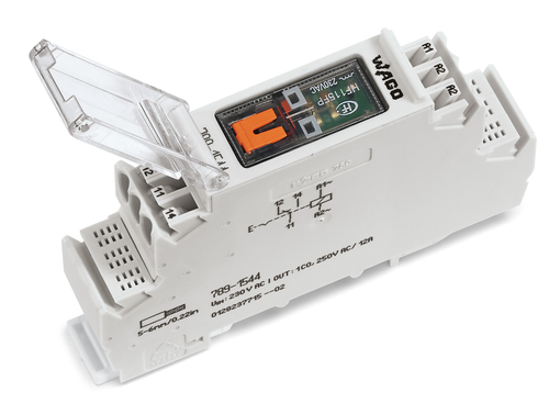 WAGO 789-1544 Relay module; Nominal input voltage: 230 VAC; 1 ...