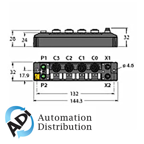 Turck TBEN-S2-4IOL Block-IO