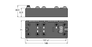 Turck Blcen-5M12Lt-1Cnt-Enc-8Di-Pd BL compact? multiprotocol fieldbus ...
