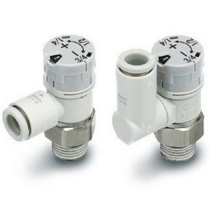 SMC AS1201FS-U10/32-07A AS-FSA Series Compact Scale Speed Controller Elbow Type/Universal Type ...