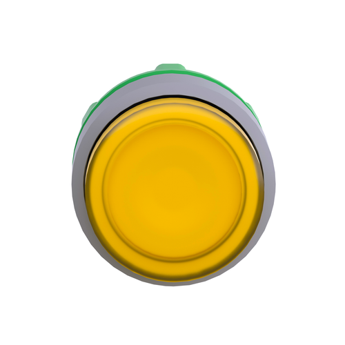 Schneider Electric ZB5AH83C0 Zb5 Yellow Illum. Led Push Push But. Pro