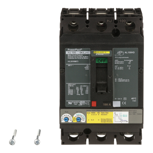 Schneider Electric HJL36100M73 Motor Circuit Protector 600V 100A