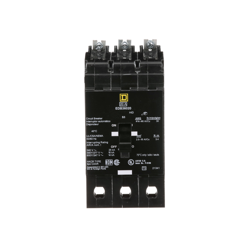 Schneider Electric EDB36030 Miniature Circuit Breaker 600V 30A