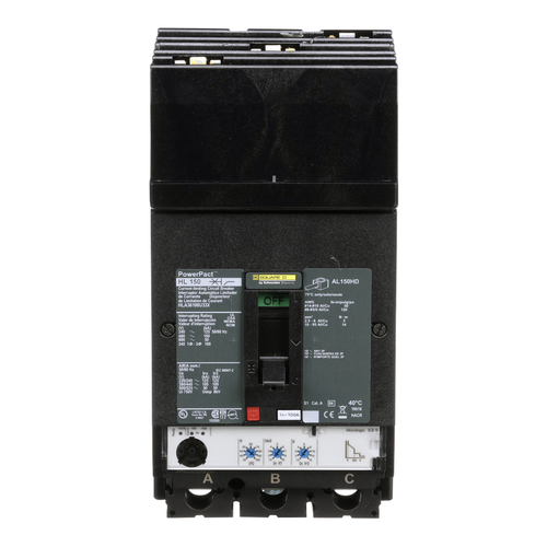 Schneider Electric HLA36100U33X Molded Case Circuit Breaker 600V 100A