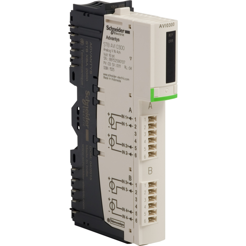 Schneider Electric STBAVI0300K Analog V In 4Ch Kit Conns,Base