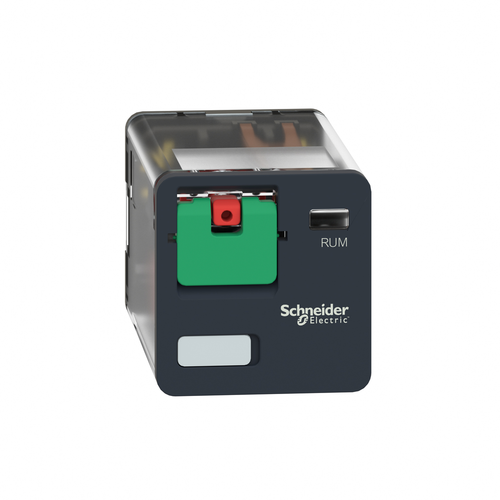 Schneider Electric RUMC21P7 2Co 10A Relay Cylind +Ltb-Led 230Vac Pack of 10