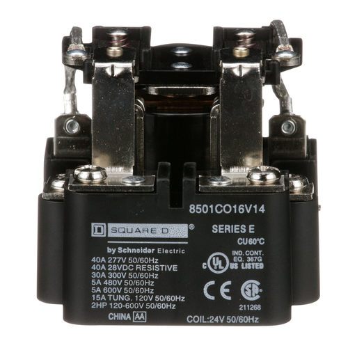 Schneider Electric 8501CO16V14 Relay 600Vac 5Amp Type C +Options