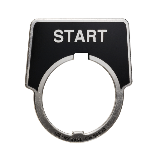 Schneider Electric 9001KN299 Push Button Legend Plate 30Mm T-K