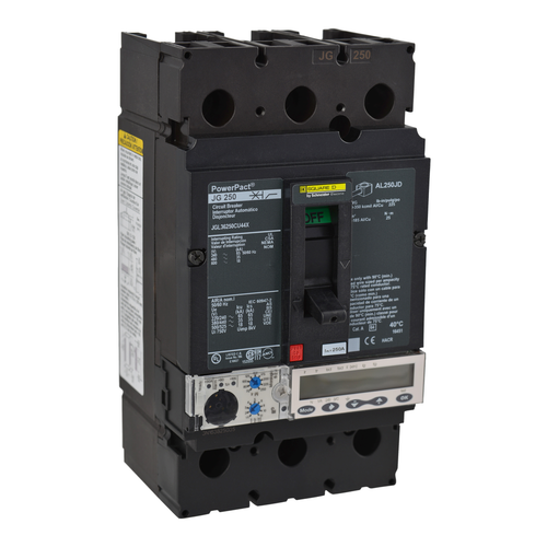 Schneider Electric JGL36250CU44X Molded Case Circuit Breaker 600V 250A