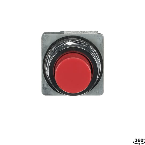 ABB A3PBE1-600R-00 Push Button Mom Extended Red