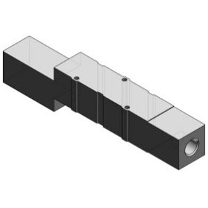 SMC VVQ4000-P-1-03 Individual SUP Spacer For VQ4000 Series