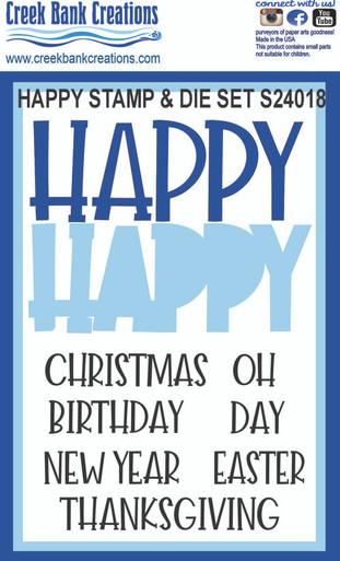 Happy Stamp & Die Set