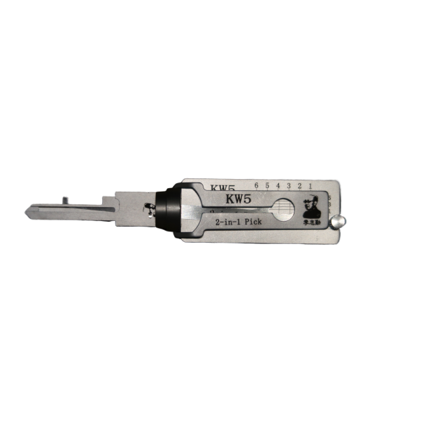 Lishi 2 in 1 KW5 6 Pin Kwikset Keyway Pick and Decoder - RedTeamTools.com
