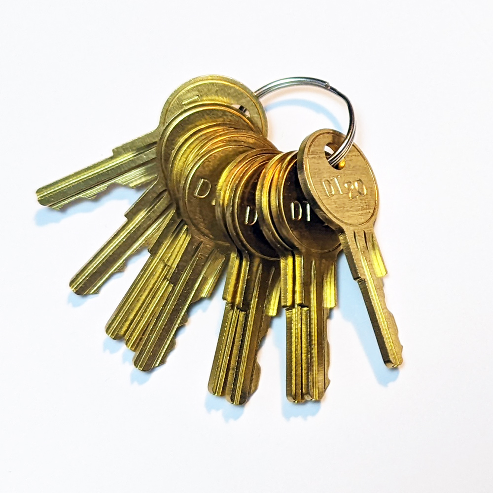 Detex Key Set: DT11-DT20