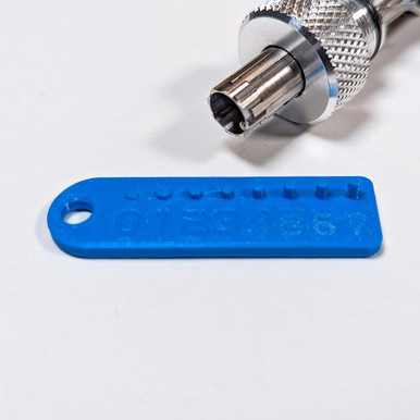 Tubular Bitting Decoder (keychain style)