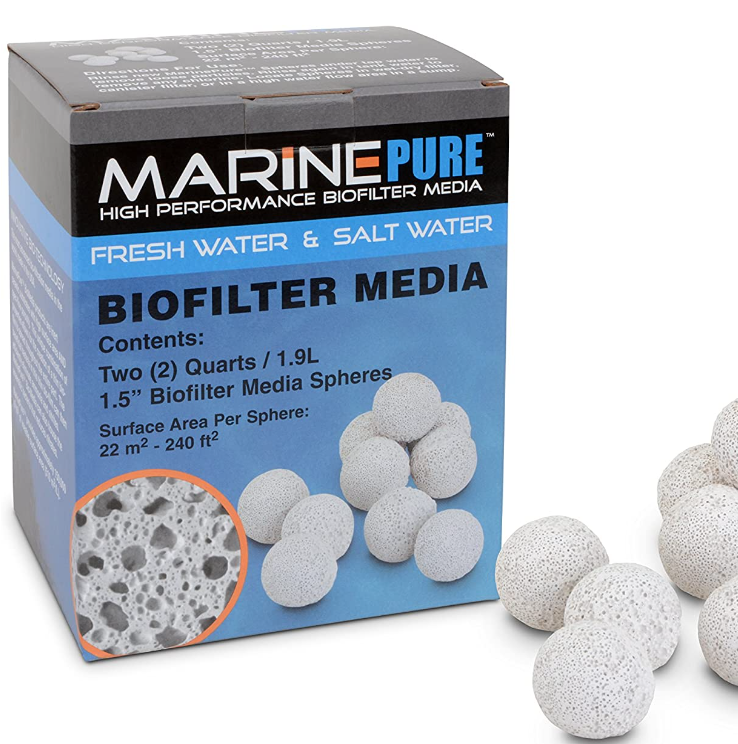 MarinePure Spheres Bio-Media 1.9L - Auburn Aquarium and Terrarium