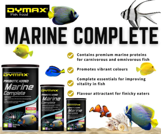 Dymax Marine Complete Sinking Pellet - Auburn Aquarium and Terrarium