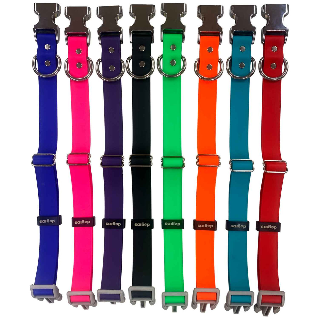 Quick Release Waterproof Personalized Buckle Dog Collar | dogIDs
