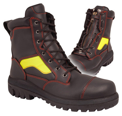 OLIVERS LACE UP FIRE FIGHTER BOOT BLACK - Boss Industrial