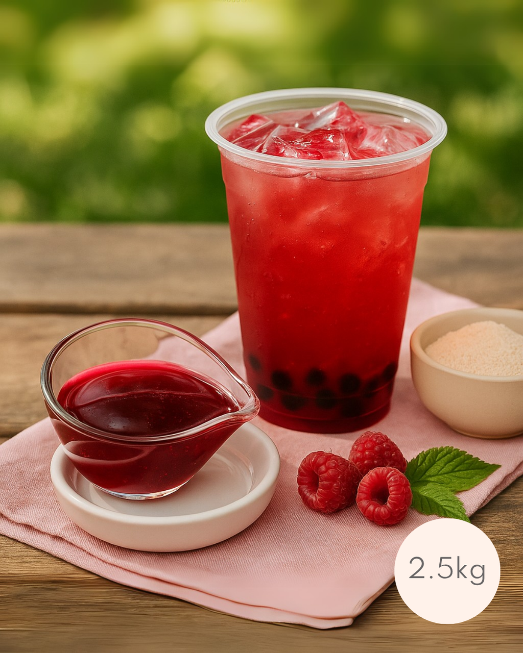 2.5kg Raspberry - Premium Syrup for Bubble Tea