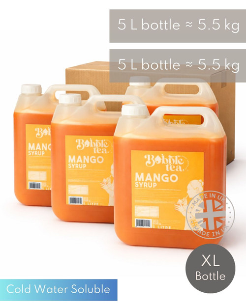 Mango Syrup 5L – Bulk Mango Flavour for Bubble Tea, Smoothies ...