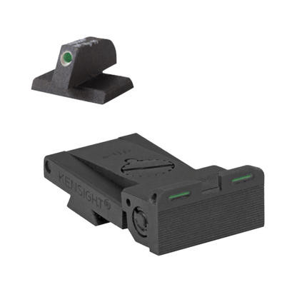 Kensight ELLIASON ® Adjustable fiber optic rear sight, rounded blade w ...