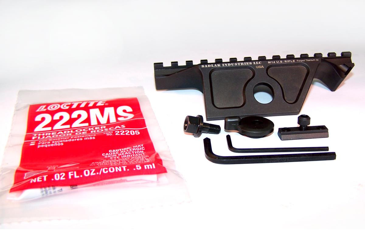 Sadlak M1A Titanium Scope Mount | Optics & Sights | USATAC