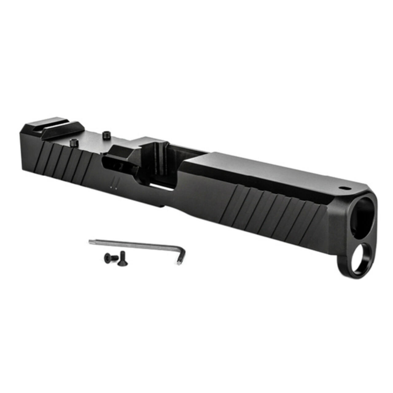 ZEV Z17 Duty Stripped Slide With RMR Cut For Glock 17 Gen 5, Black Coating