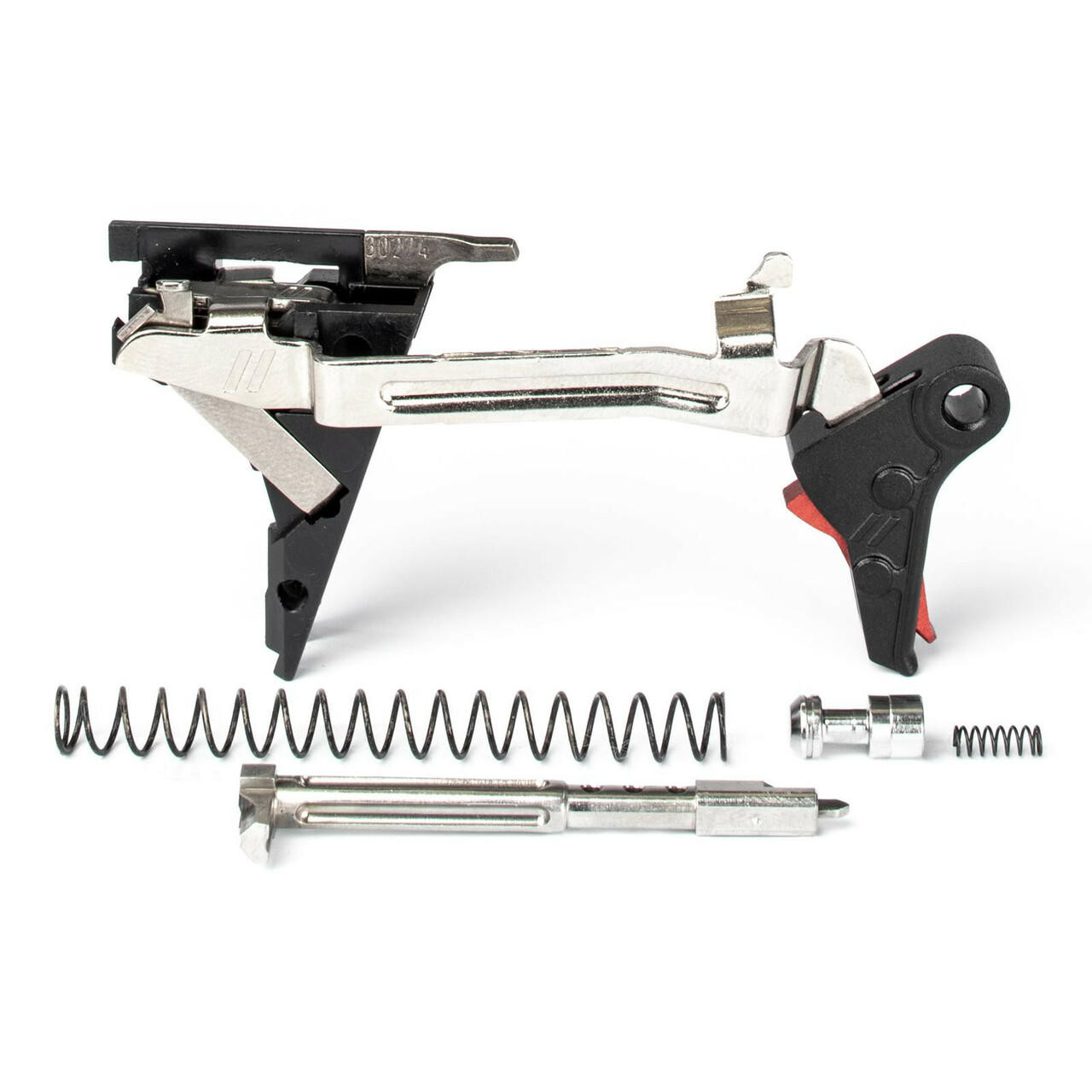 ZEV Pro Flat Face Trigger Ultimate Kit For Glock 4th Gen, 9Mm, Blk/Red