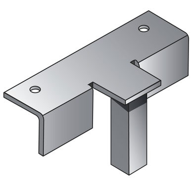 Steiner Splice/Floor Support Universal Strip Hardware Connector - perazon